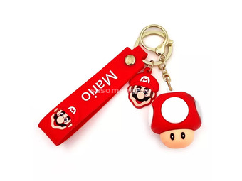 Super Mario - Mushroom Keychain