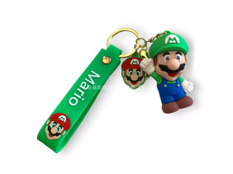 Super Mario - Waving Luigi Keychain