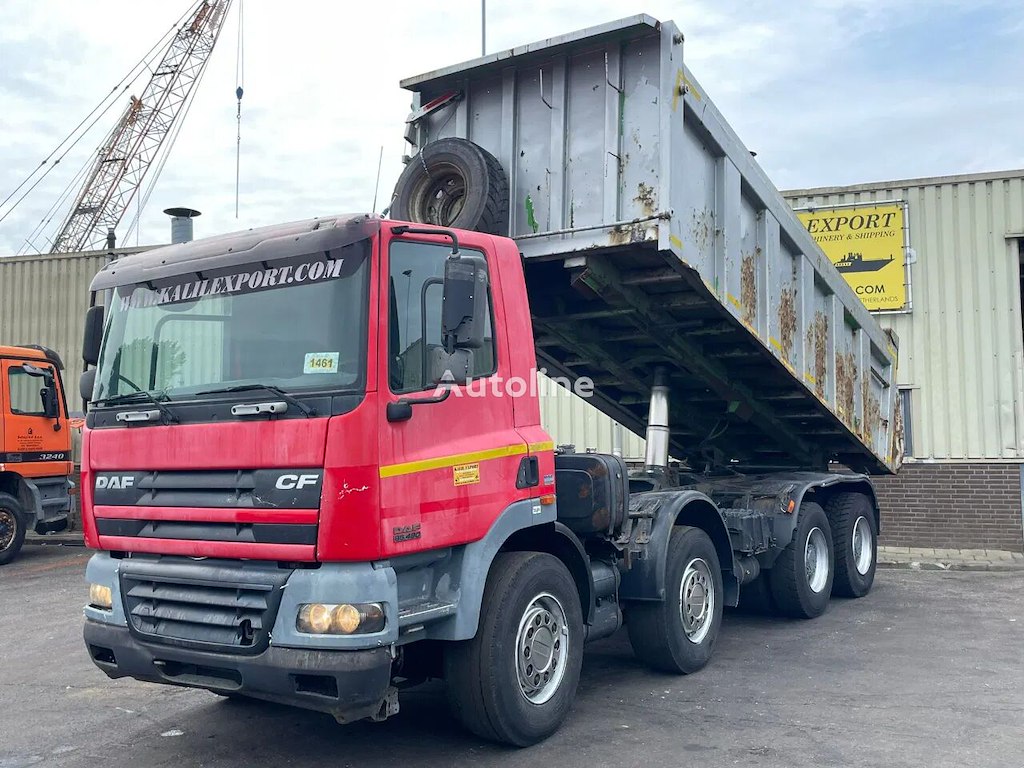 DAF 85.480 Kipper 8x4 Manuel Gearbox ZF Full Steel Suspension Euro3 kiper