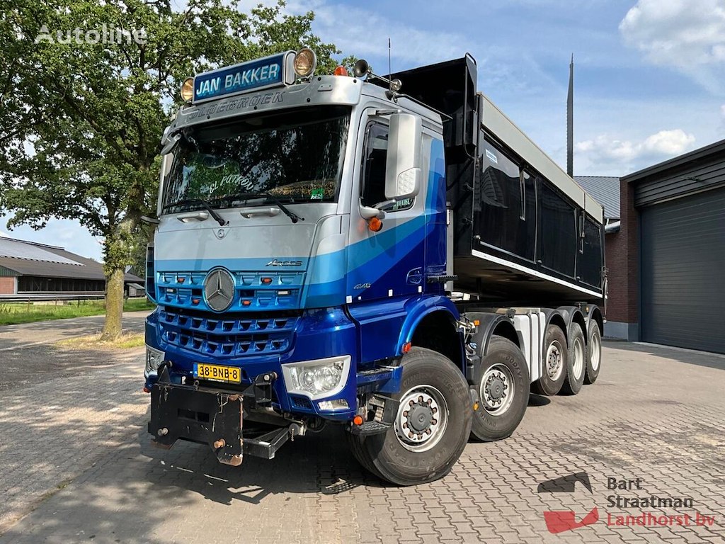 Mercedes-Benz AROCS 5048 10x8 Euro 6 Bladgeveerd met geisoleerde kipper 2 stuk kiper