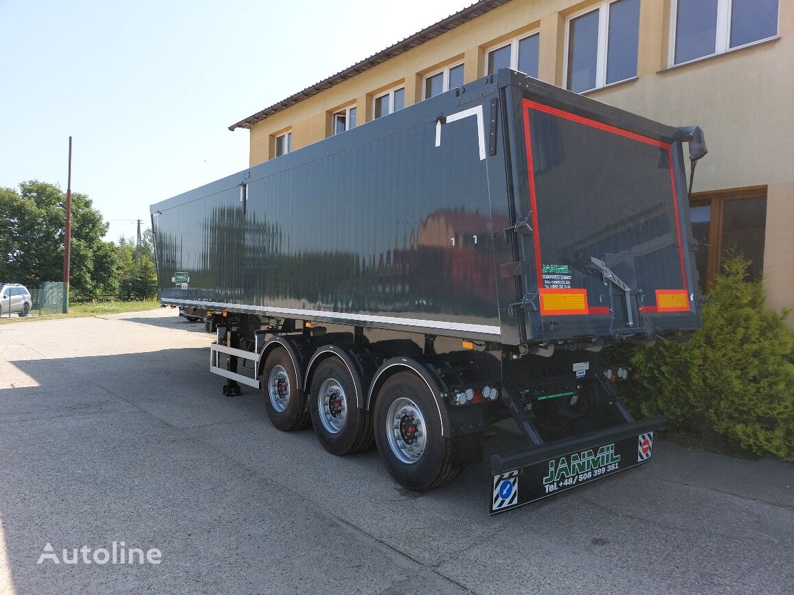 Nova Janmil aluminiowa 42 m³ ON STOCK poluprikolica kipera