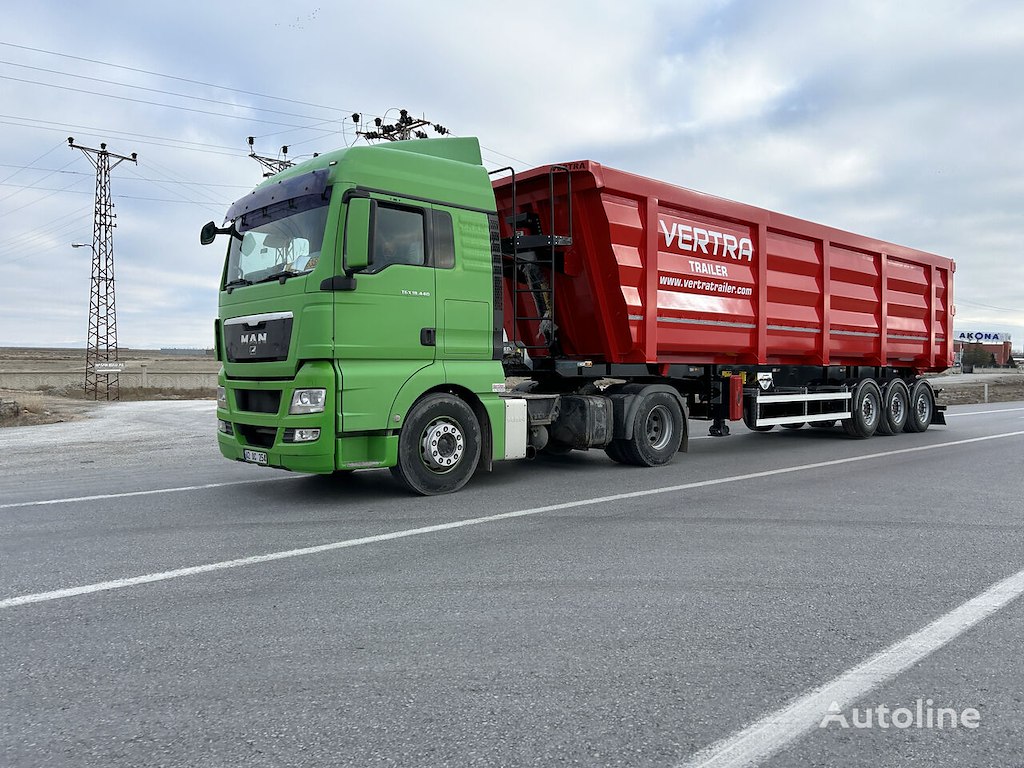 Nova Vertra Hardox -Kippanhänger für den Schrotttransport - 2024 poluprikolica kipera