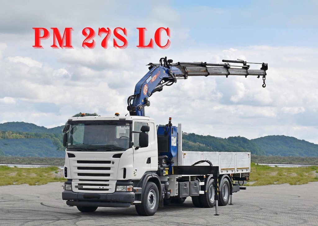 Scania G 42 kamion s ravnom platformom