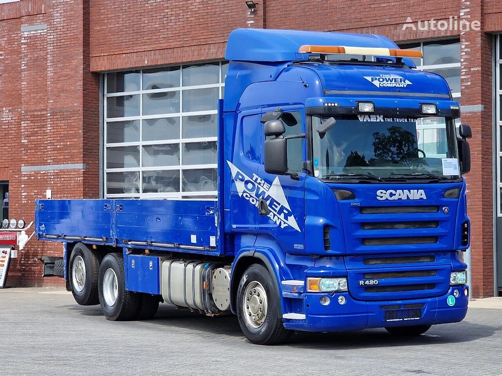 Scania R420 Highline 6x2*4 - Manual gear with retarder - Steering axle kamion s ravnom platformom