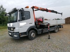 Mercedes-Benz Atego 824 Pritsche m mit Kran 6-Zyl kamion s ravnom platformom