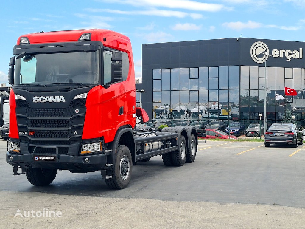 Scania New/Unsed 620 S V8 6X6 Truck Chassiss Euro 5 – Istanbul, TR. kamion šasija