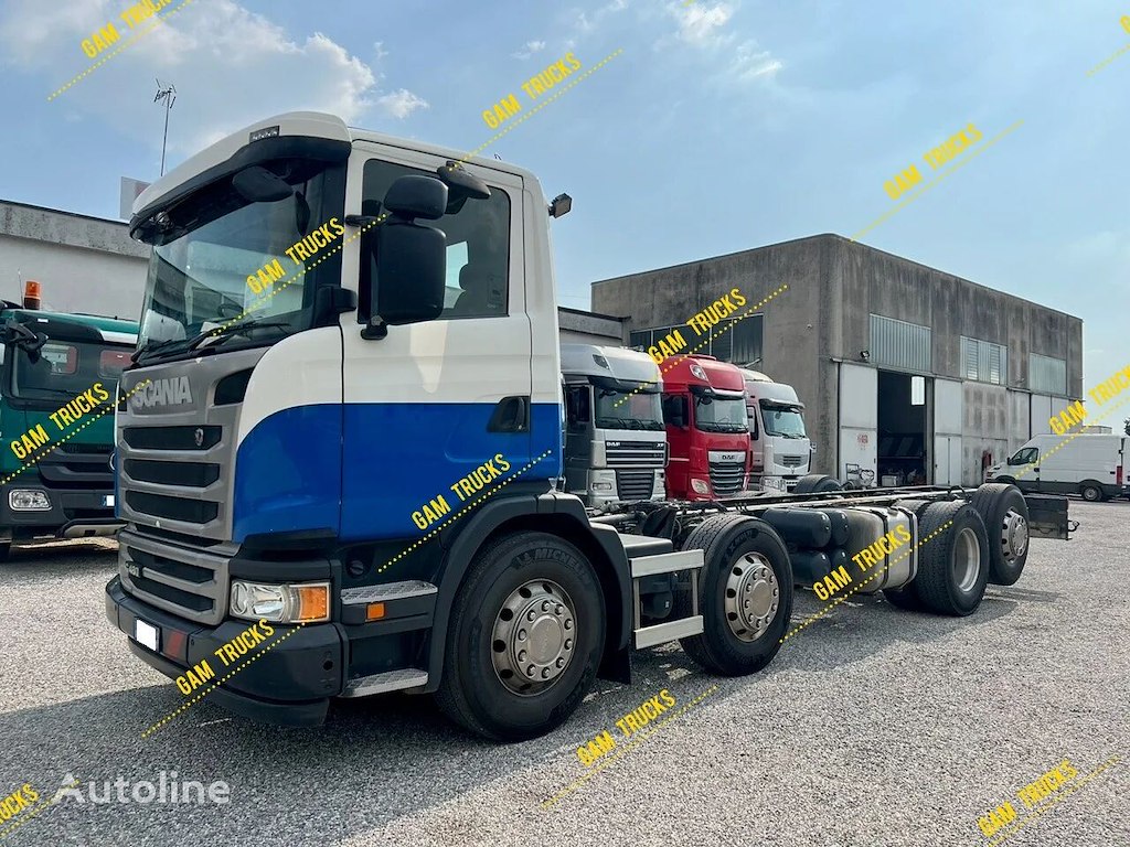 Scania G480 Rechts-Lenker 8x2 Opticruise Euro 5 kamion šasija