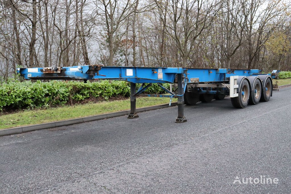 SDC SLIDING SKELETAL CONTAINER TRAILER (2008) poluprikolica za prevoz kontejnera