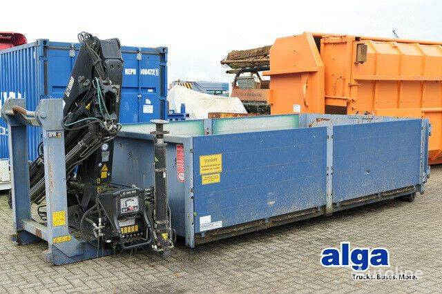 Abrollcontainer, Kran Hiab 099 BS-2 Duo kamion rol kiper