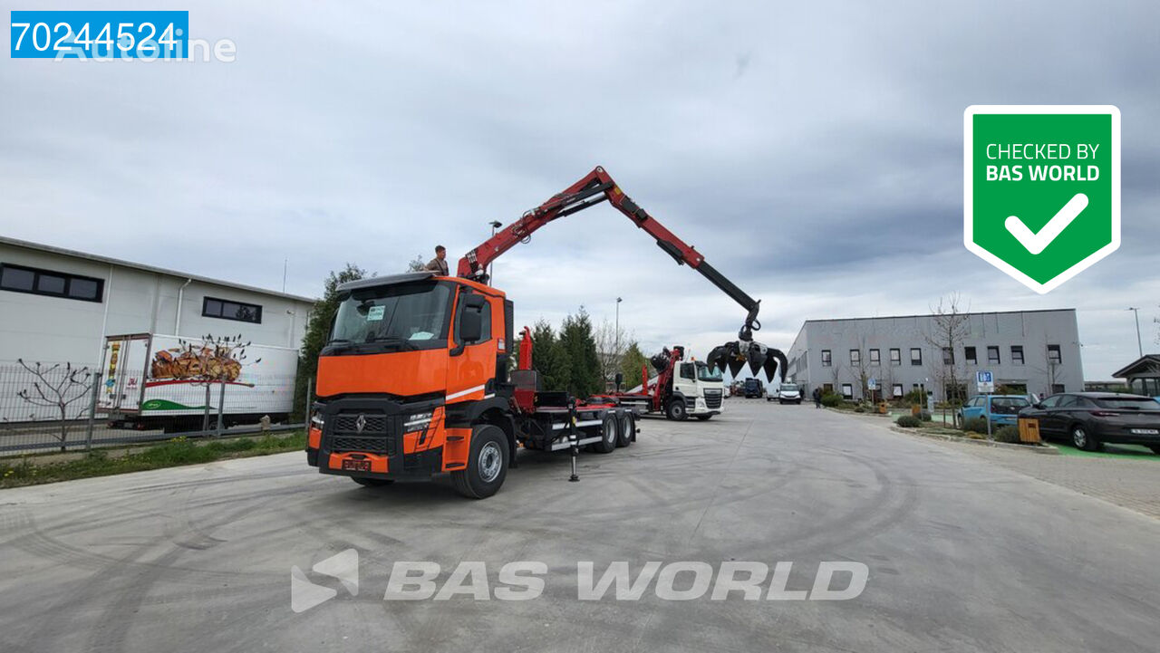 Novi Renault C 430 6X2 Jonsered 1250RZ 80 Crane 21Tons Multilift Euro 6 kamion rol kiper