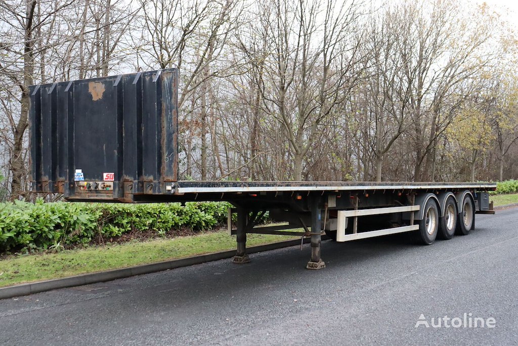 SDC PSK 13.6M TRI-AXLE FLATBED TRAILER (2012) poluprikolica platforma