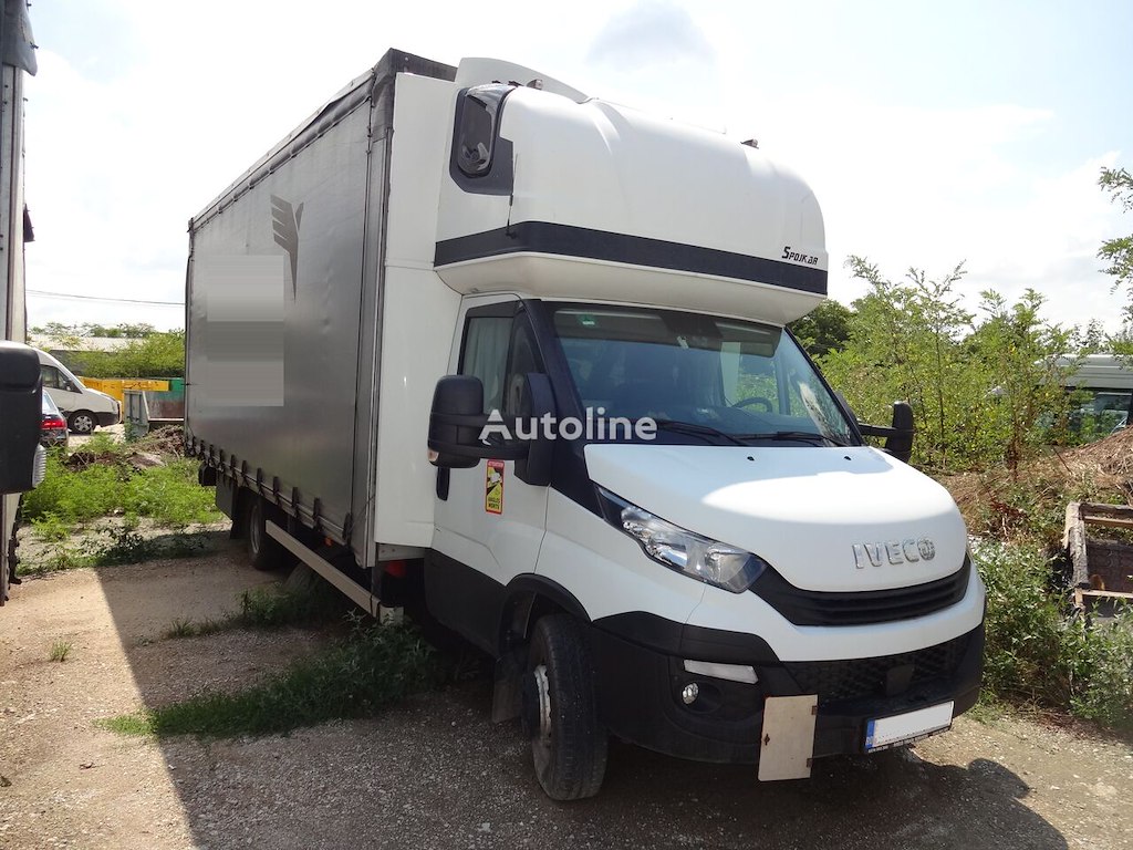 IVECO Daily 70C18 prelata si dormitor kamion sa klizna zavesa cerada