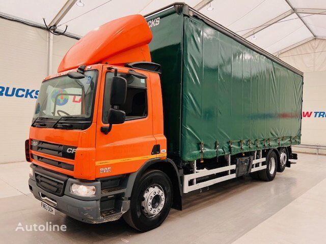 DAF CF75 310 6x2 Rear Lift Day Cab Curtainsider kamion sa klizna zavesa cerada