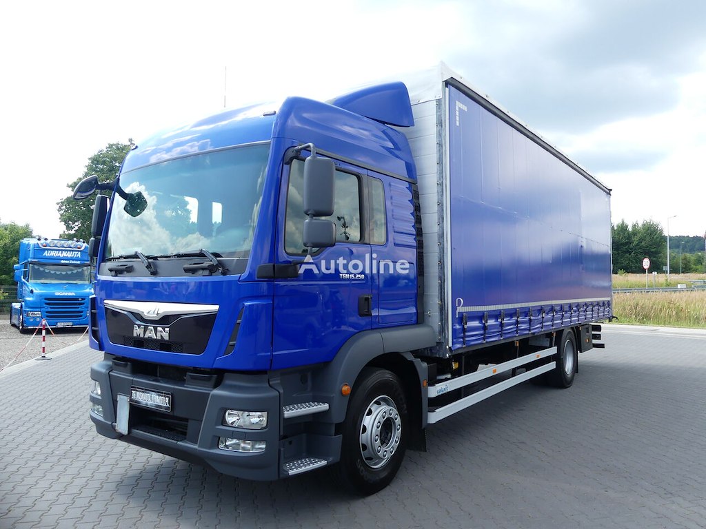 MAN TGM 15.250 / FIRANKA 8.30 m / EURO 6 / MANUAL / kamion sa klizna zavesa cerada