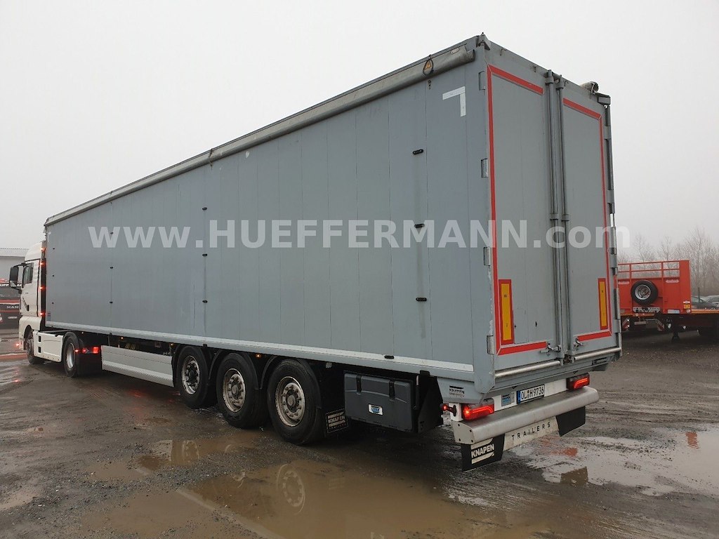 Knapen Trailers Knapen 92 cbm 10mm Boden BPW Liftachse poluprikolica sa pokretnim podom