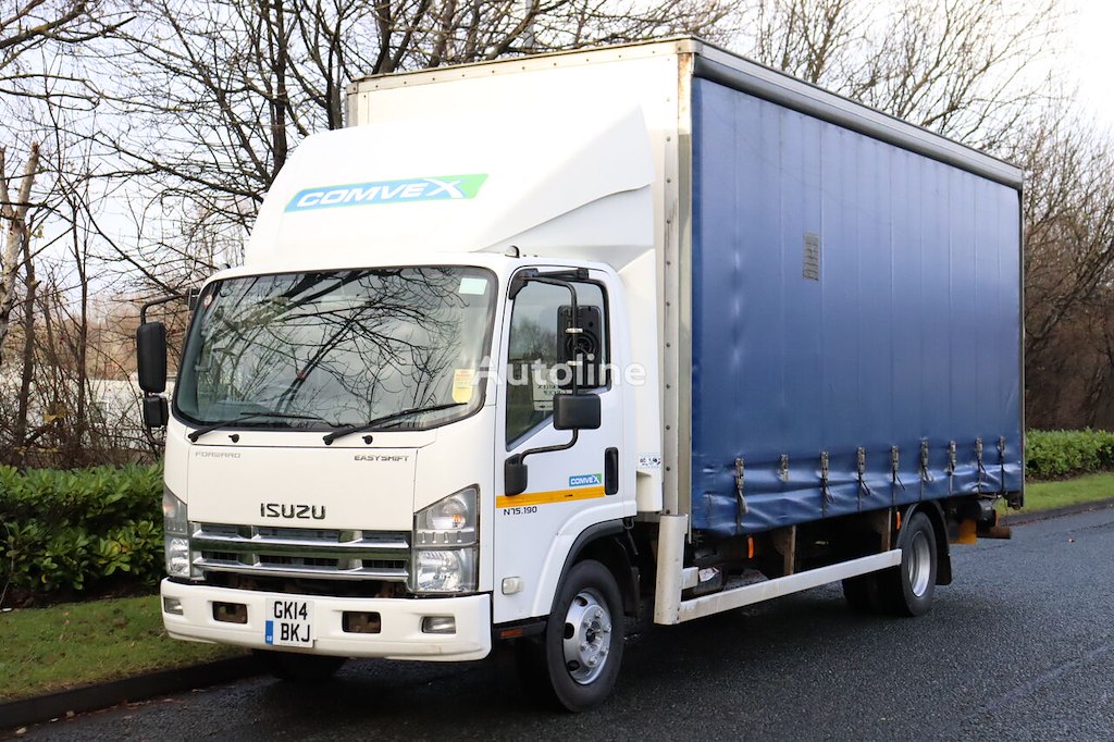 Isuzu N75 190 4X2 20FT CURTAINSIDE (2014) kamion sa klizna zavesa cerada