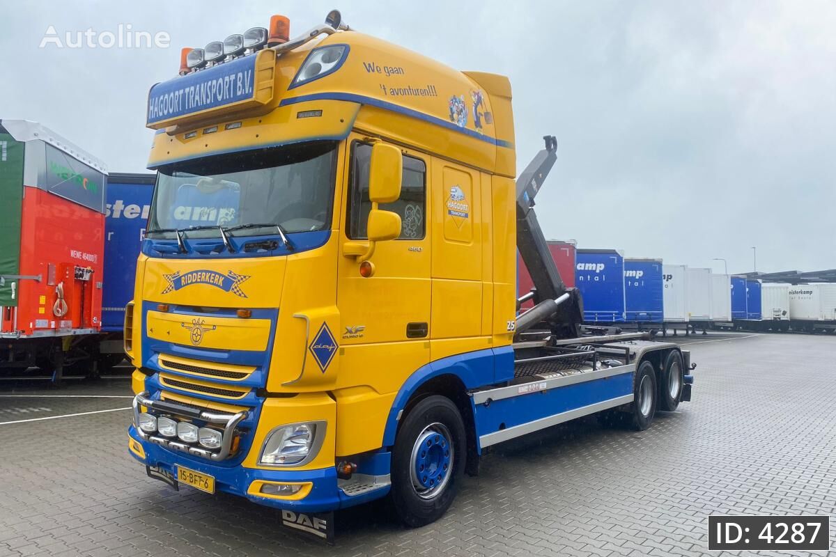 DAF XF 460 Day Cab, Euro 6, / 6x2 / Automatic / 25Ton VDL Hooklift / vozilo za prevoz kontejnera