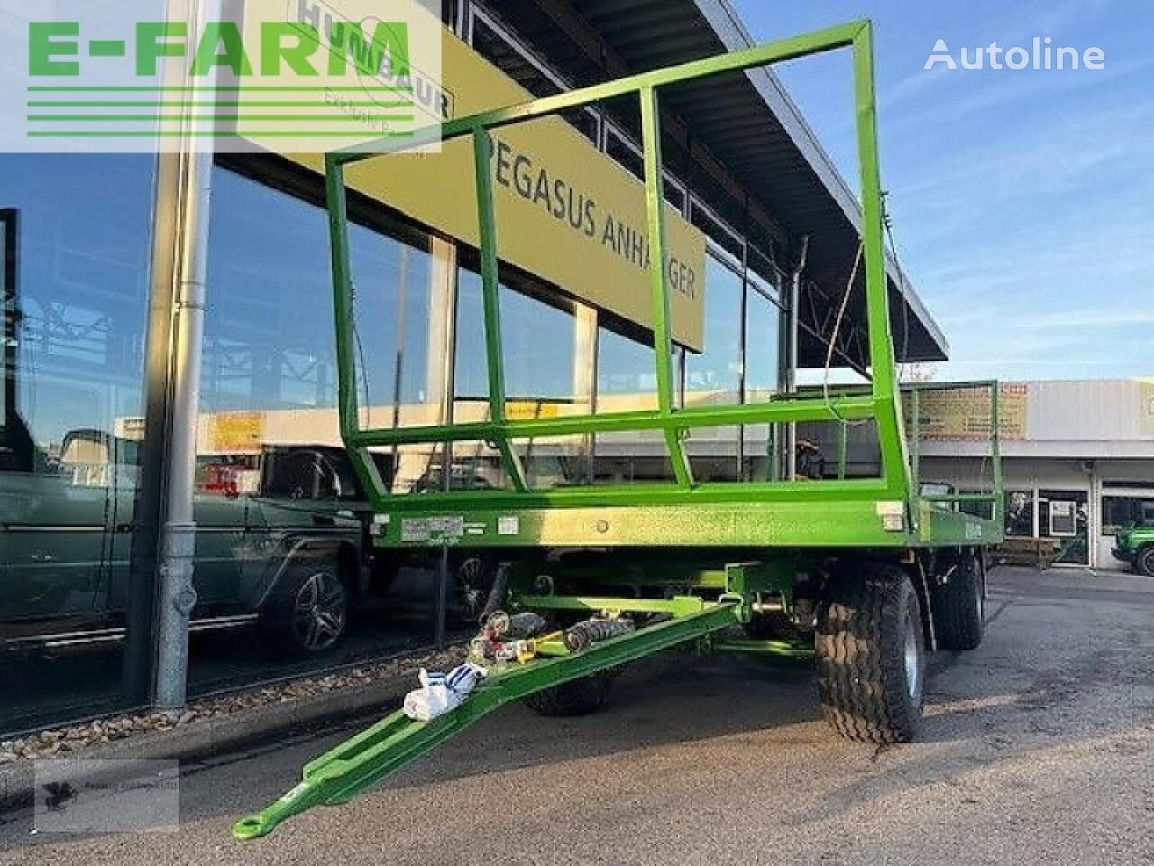 Ballenwagen to 24 m druckluft tandem 12t prikolica platforma