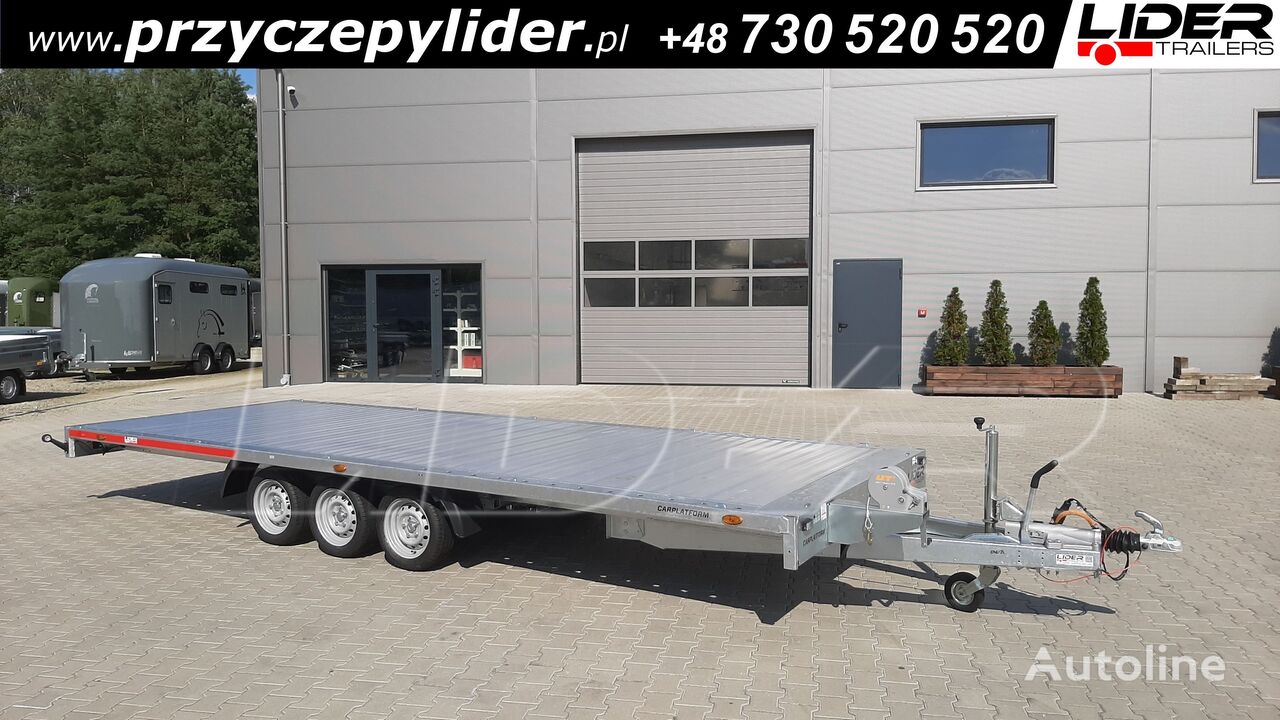 Nova Temared TM-349A przyczepa 588x211x30cm Carplatform 6021/3 3500kg prikolica autotransportera