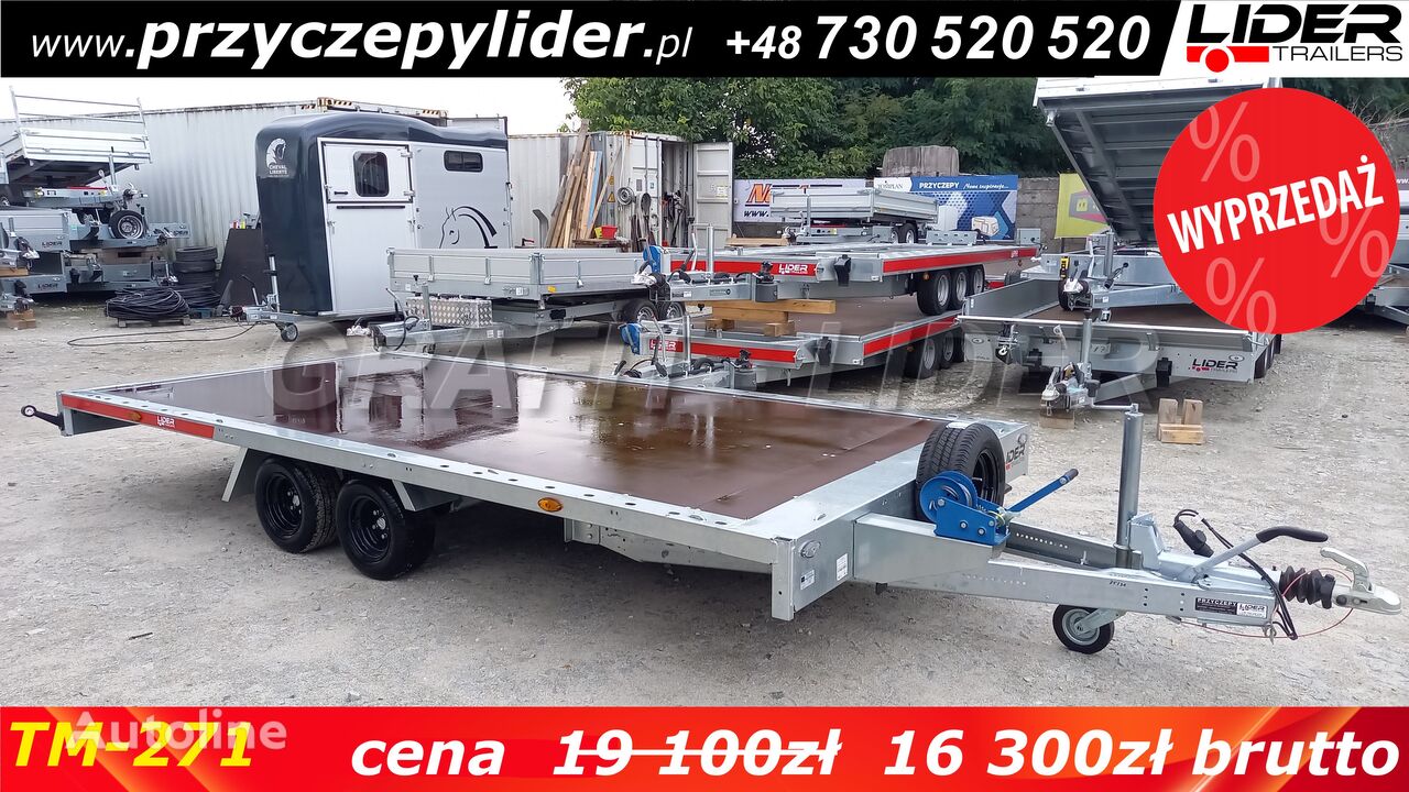 Nova Temared TM-271przyczepa Carplatform 4521S laweta cartransporter 2700kg prikolica autotransportera