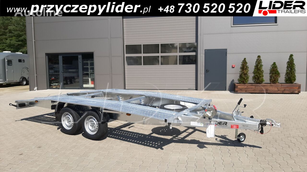 Nova Niewiadów BR-125 450x210cm laweta garbatka NAJAZDY DMC 2700kg prikolica autotransportera