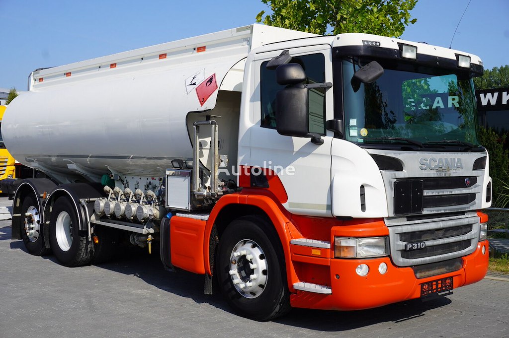 Scania P310 6×2 fuel tanker / 5 chambers / 18540L / Distribution autocisterna za gorivo