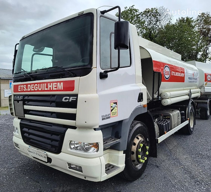 DAF CF 85.380 14000L FUEL / CARBURANT - 5 COMP autocisterna za gorivo