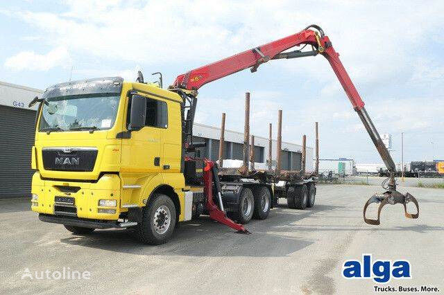 MAN 26.540 TGX 6x4, Kombizug, Huttner LNZK 20 kamion za prevoz drva