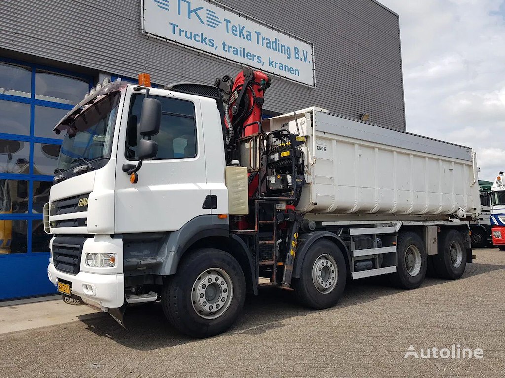 GINAF X 4241 S 8x4 NCH Z-Crane Epsilon Palfinger Q170Z88 kamion sa kukom za podizanje tereta