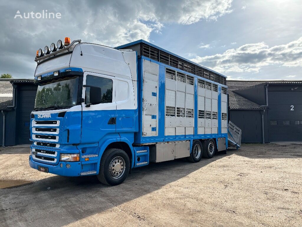 Scania R 420 6x2 2 decks livestock transport veevervoer kamion za prevoz stoke