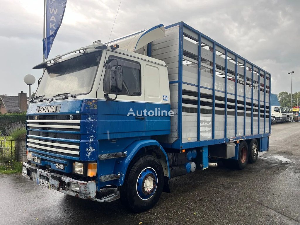 Scania R113-360 2 DECK LIFESTOCK truck in good condition kamion za prevoz stoke