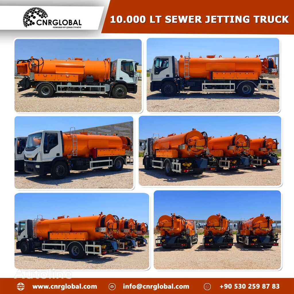 Novo IVECO 10.000 LT SEWER JETTING TRUCK / 2024 vozilo za čišćenje kanalizacije