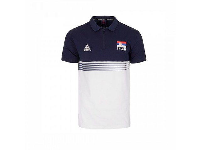 POLO MAJICA PEAK SRBIJA KSS 2410 NAVY/WHITE