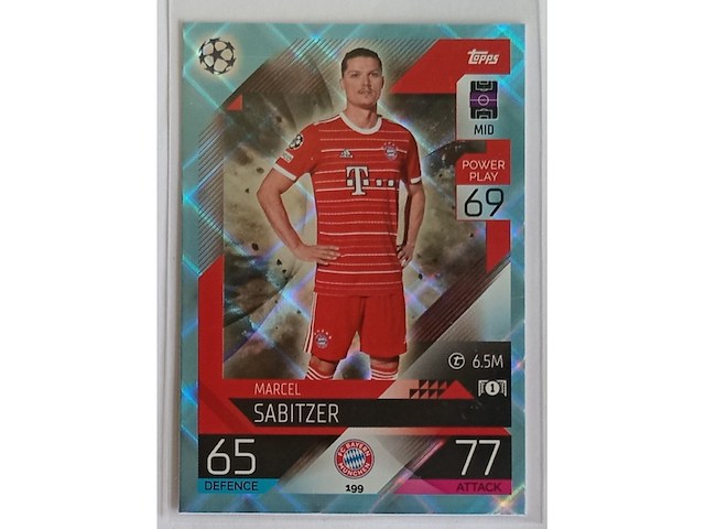 2022/23 Match Attax UEFA CL Sabitzer Crystal Parallel