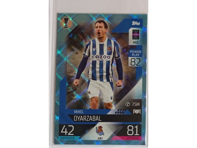 2022/23 Match Attax UEFA CL Oyarzabal Crystal Parallel