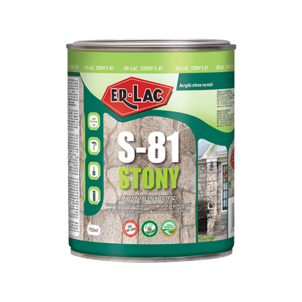 R-LAC, S-81 STONE VARNISH 0.75