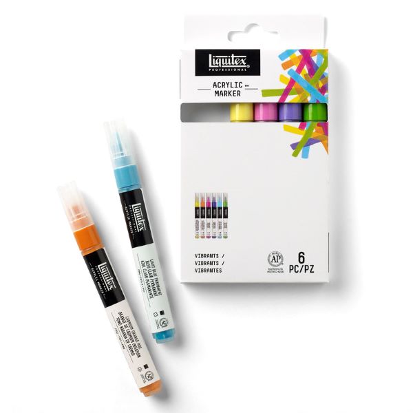 Liquitex LQX PRO PAINT MARKER 6X2MM VIBRANTS