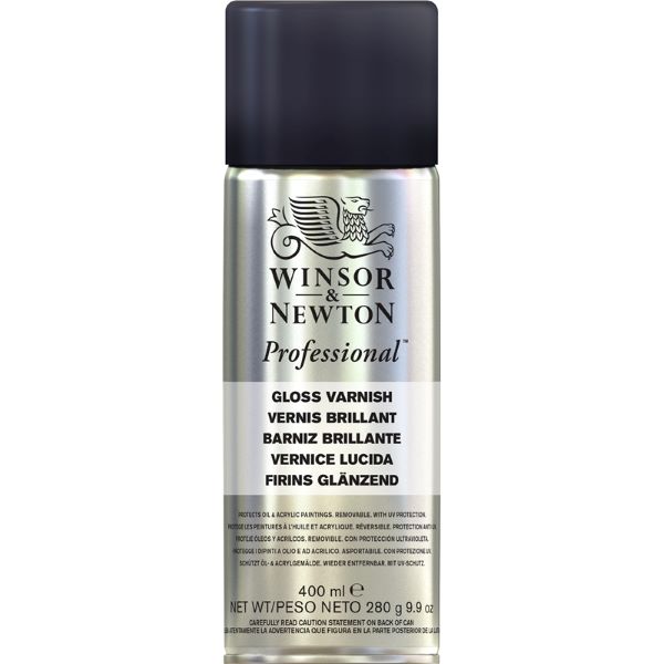 Winsor&Newton W&N PROFESSIONAL OIL ADDITIVE 400ML SPRAY GLOSS VARNISH V1