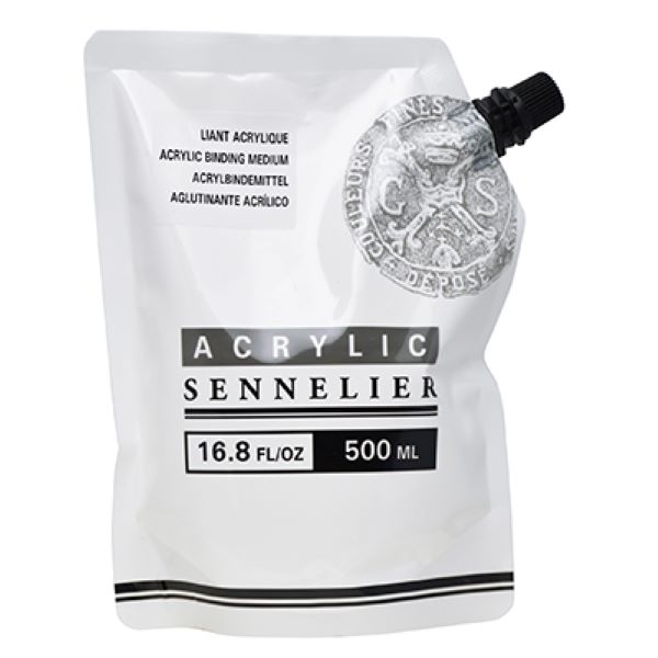 Sennelier Acrylic binding medium- doypack 500 ml