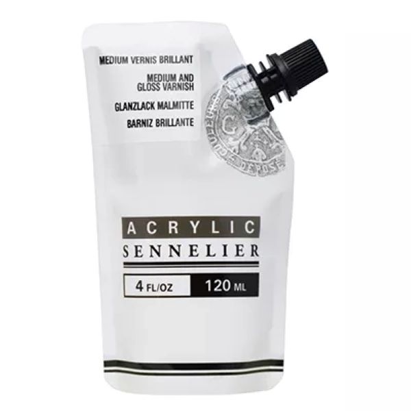 Sennelier Gloss medium and varnish 120 ml