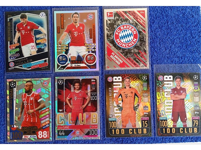 Bayern Munchen Lot 22 Različite Insert Kartice