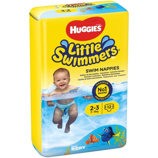 HUGGIES Pelene za male plivače (2-3) 3-8 kg P12/1