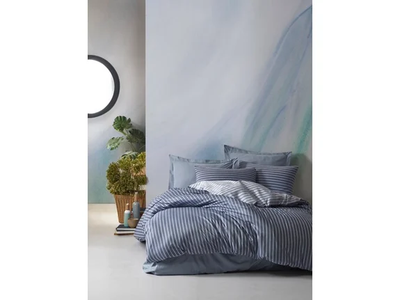 DekorDom Posteljina Bamboo Saten - Mavi