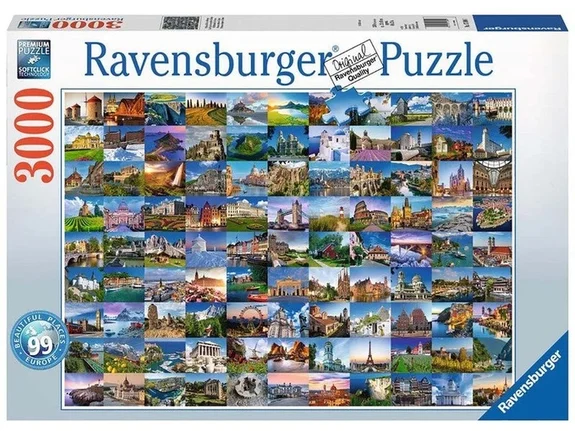 Ravensburger Puzzle (slagalice) 99 najlepših mesta na svetu RA17080