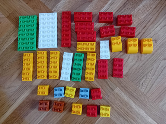 Lot lego duplo gradivne kocke