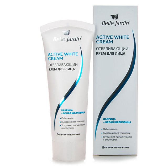 Krema za fleke na licu - ekstrakt sladića i duda ACTIVE WHITE 75 ml