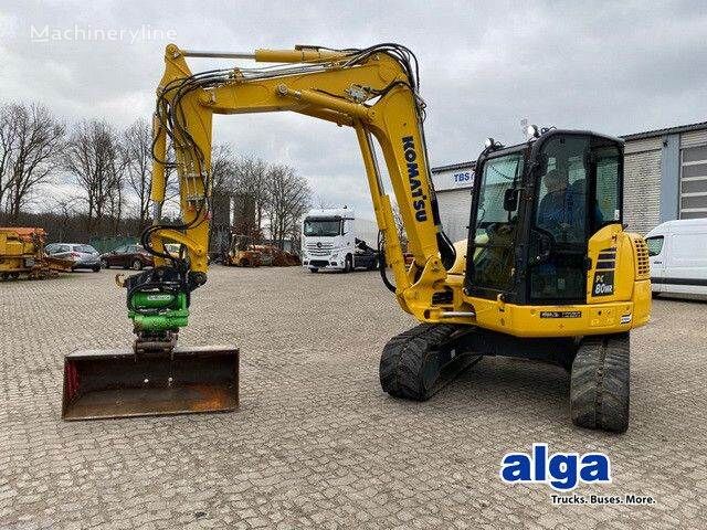 Komatsu PC80MR-5, Hydr. S.W.S., Tilttotator, Neuwertig mini bager