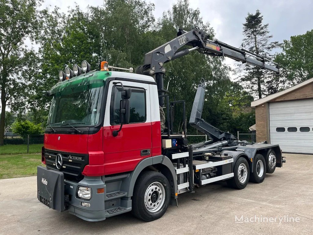 Mercedes-Benz Actros 2541 8x2 Haak/Kraan HMF2220K3 Euro 5 pokretna dizalica