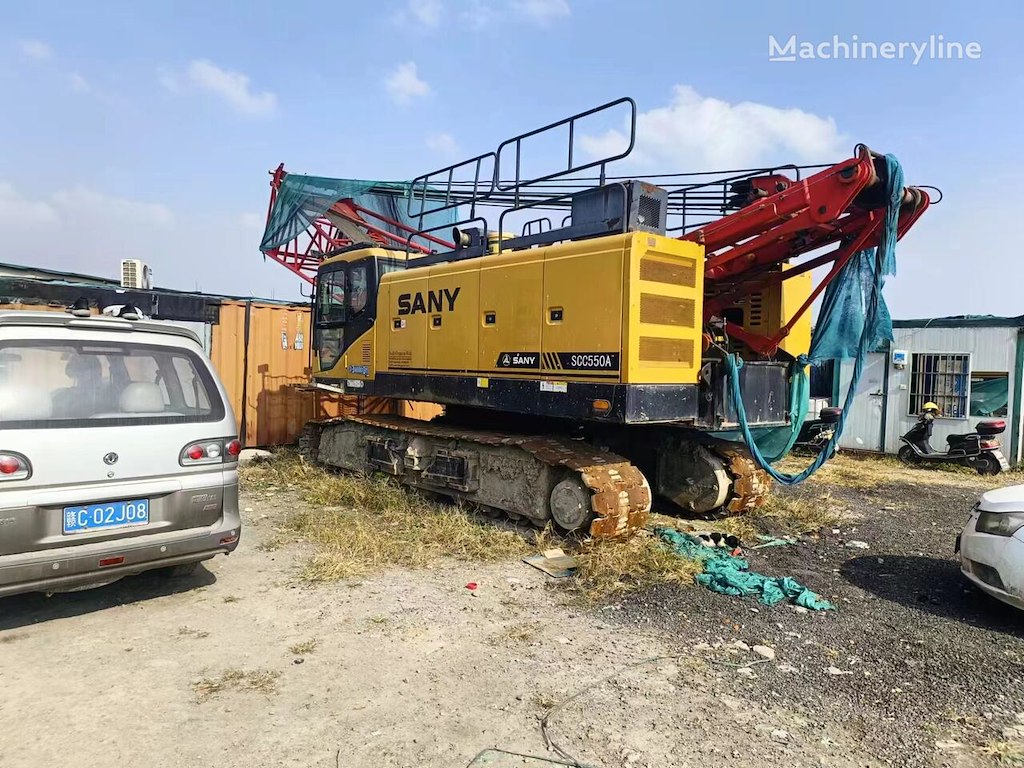 Sany used scc550a scc50a 50t 55t 60t chinese crawler crane kran guseničar