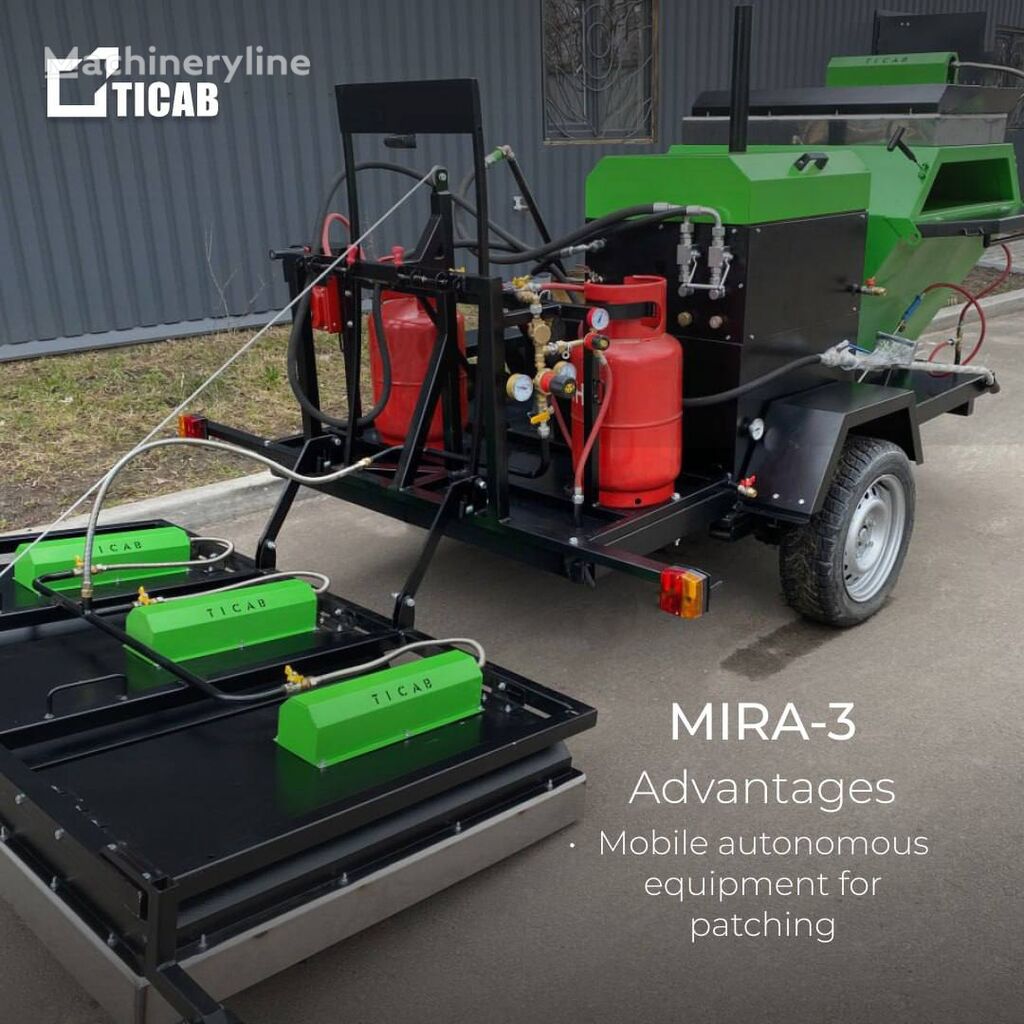 Novi Ticab Asphalt PATCHING MACHINE MIRA-3 (without trailer) grejač asfalta